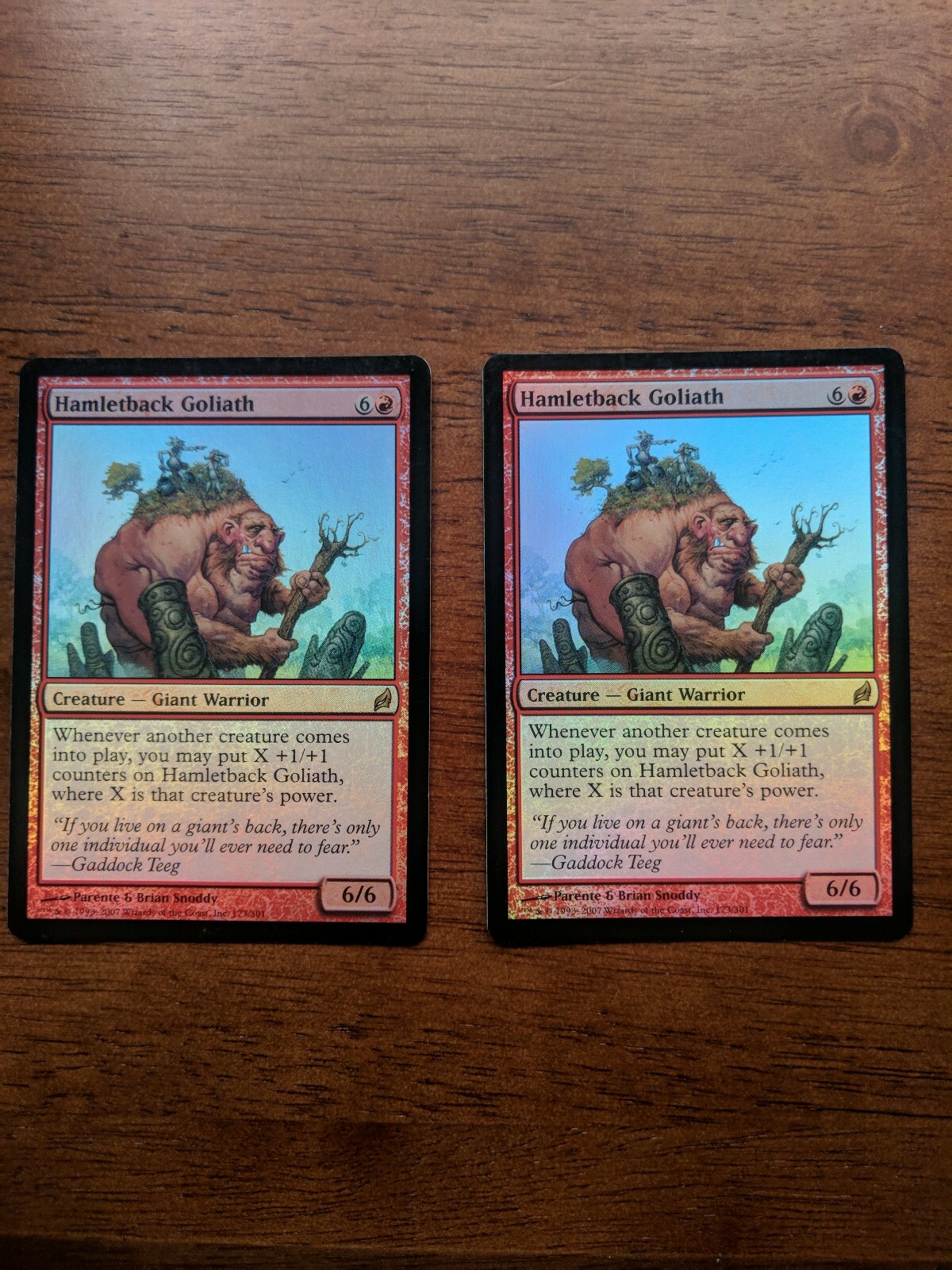 Hamletback Goliath Foil x 2 | eBay