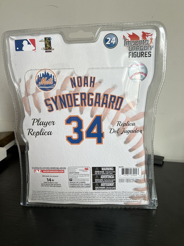 2016 MLB Imports Dragon 6" Noah Syndergaard #34 New York Mets Figure ...