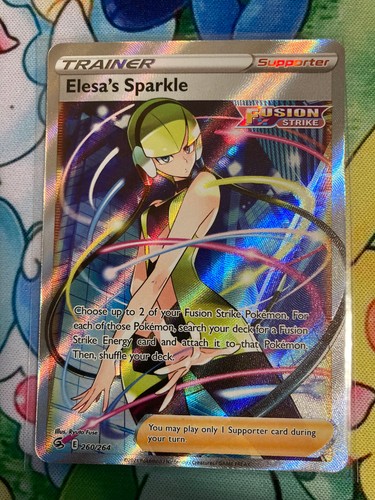 Pokemon TCG: Elesa's Sparkle #260/264 - Fusion Strike - Ultra Rare Holo ...