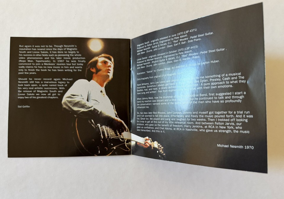 MICHAEL NESMITH - Magnetic South / LOOSE SALUTE - The Monkees - BMG ...