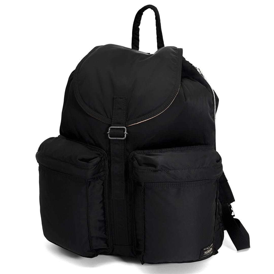 PORTER Tanker Rucksack Backpack Black Nylon Adjustabl… - Gem