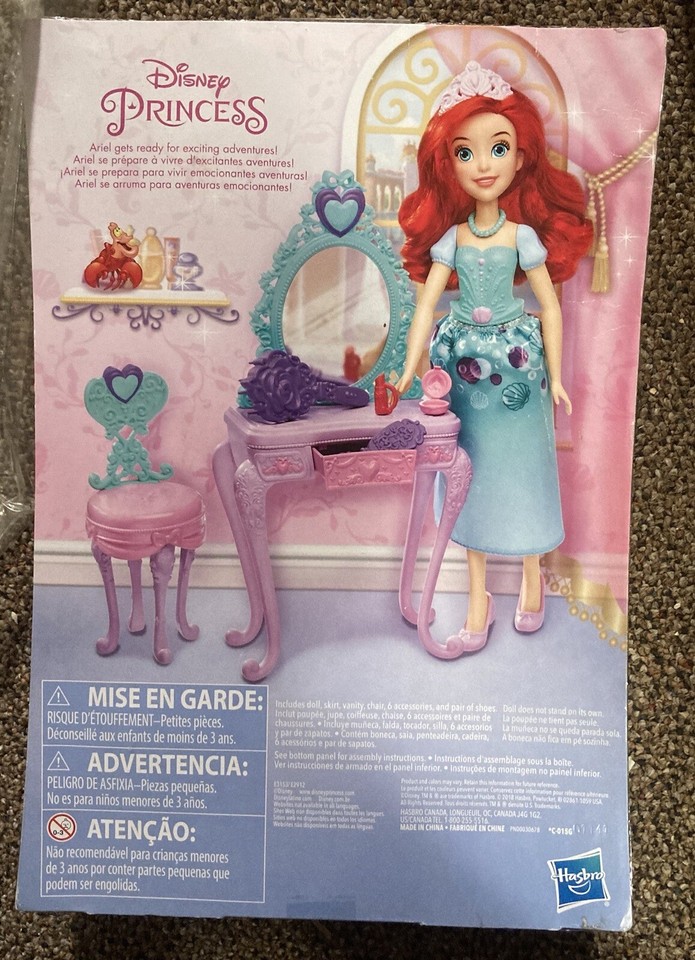 Disney Princess The little mermaid Ariel Royal Vanity Playset w ...