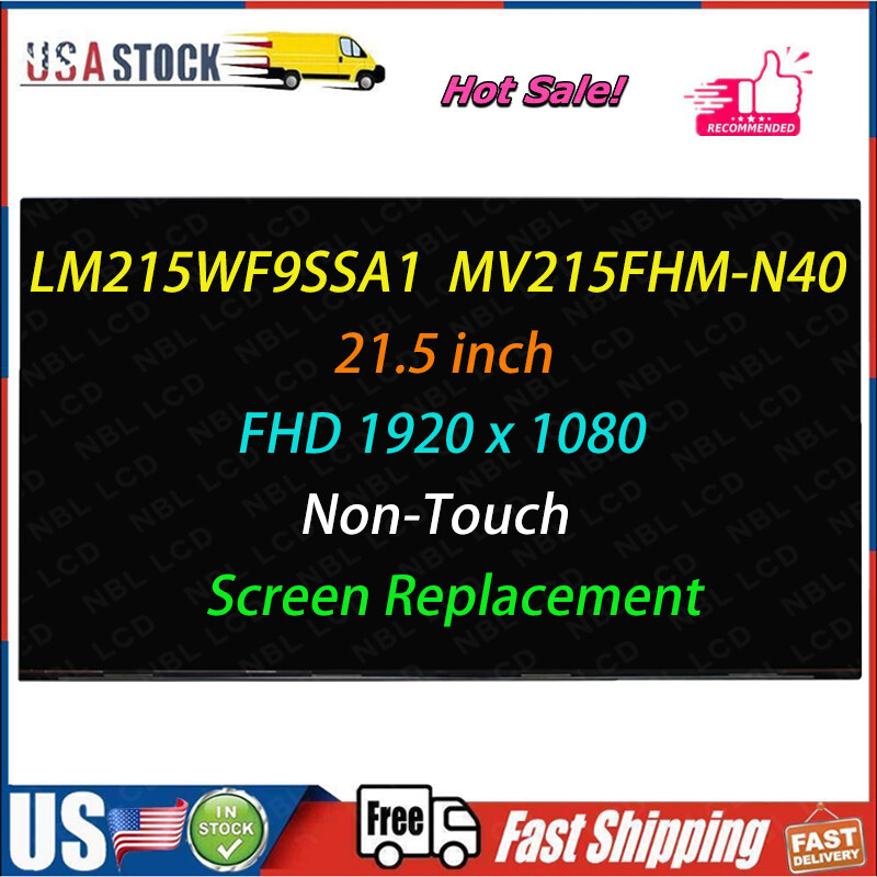 New 21.5'' LCD Display Screen Replacement LM215WF9 SSA1 MV215FHM-N40 ...