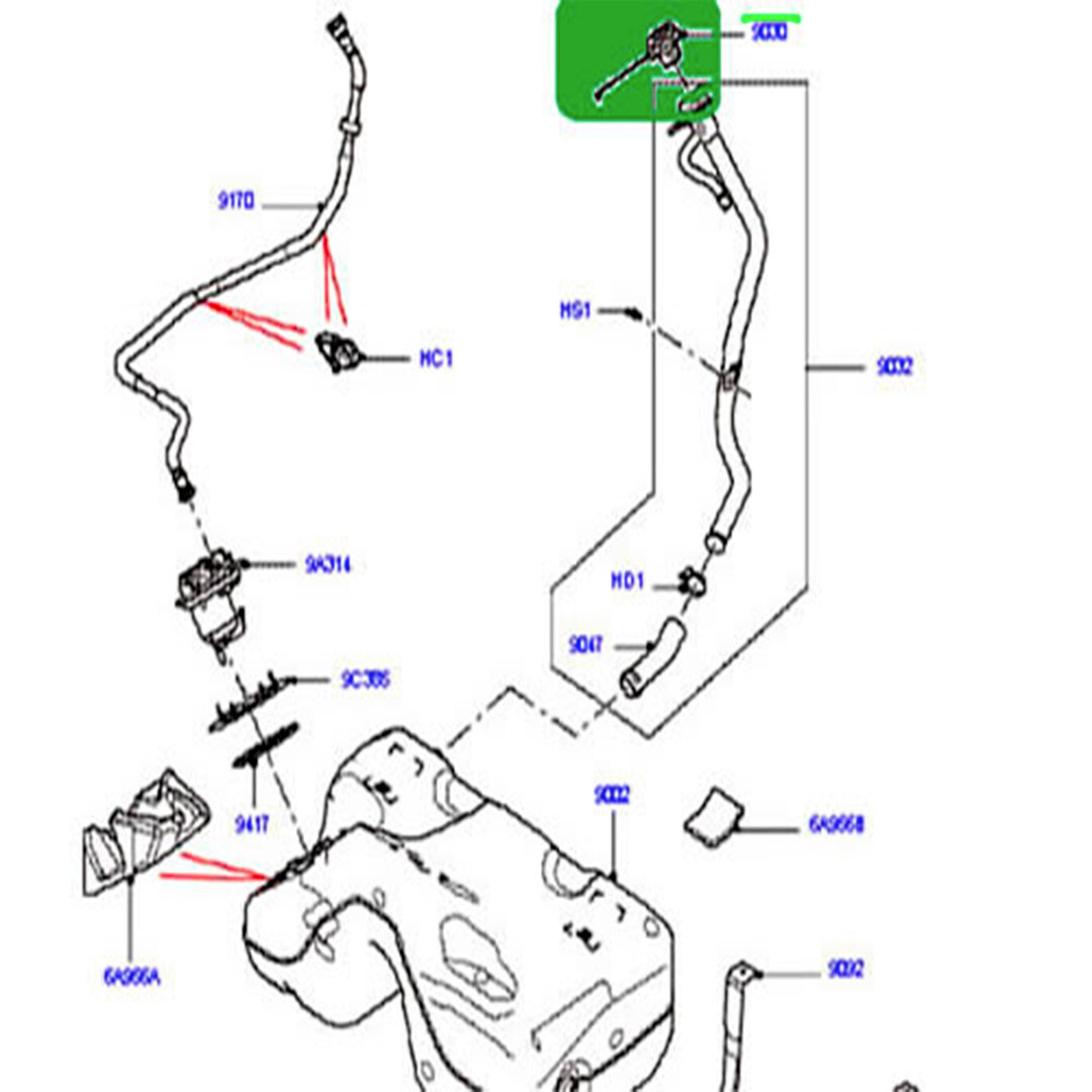 LAND ROVER RANGE ROVER EVOQUE Fuel Cap | LR138718 LR181511