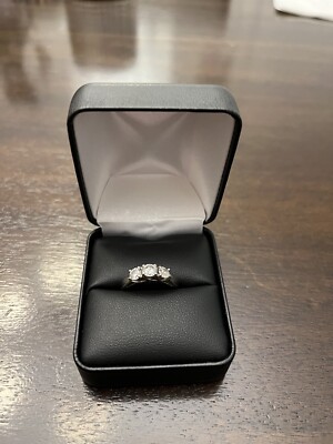 Kay Jewelers Wedding Ring and Engagement Ring Set - 14 Carot White Gold ...