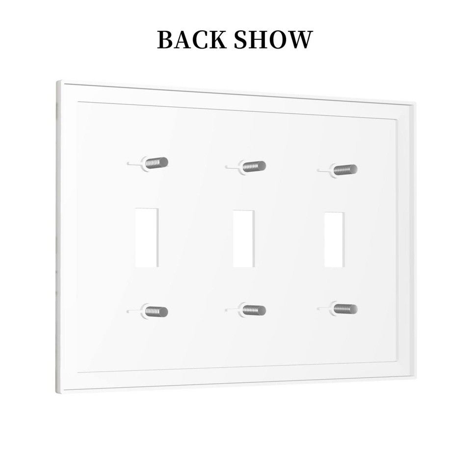 Rustic Barn Door Farmhouse Vintage Wood 3 Gang Light Switch Cover ...