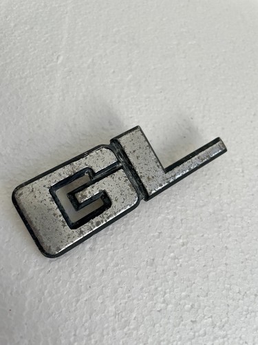 Ford 'GL' Car Badge, Emblem, Metal. Genuine. # JF6383. Free Tracked ...