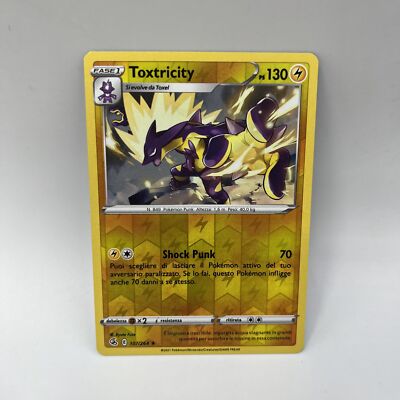 Card Pokemon Toxtricity Rare Reverse (It) 107-264 Crash Fusion | eBay