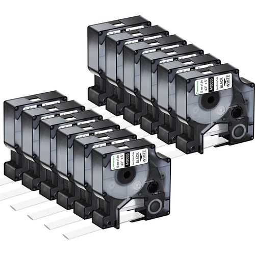 Heat Shrink Tube Wire Label Cartridge 18055 1/2" For Dymo RHINO 5200 ...