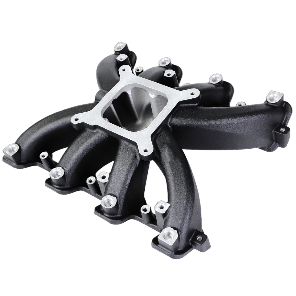 Single Plane Mid-Rise EFI Intake Manifold for GM LS3 L92 Rectangle Port ...