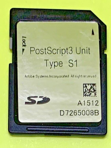 Ricoh PostScript3 Unit Type S1 404559 D726-08 Pro 8100EX 8120s 8110s 8100s | eBay