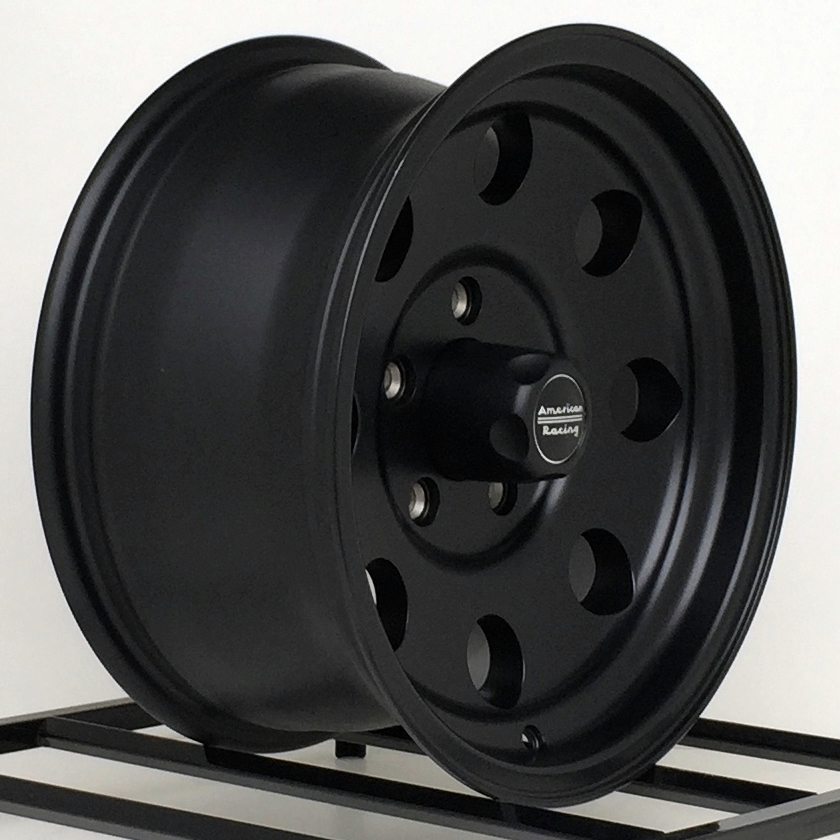 15 Inch Wheels Rims Ford F150 Dodge Ram Truck Jeep CJ 5x5.5 Black Baja ...