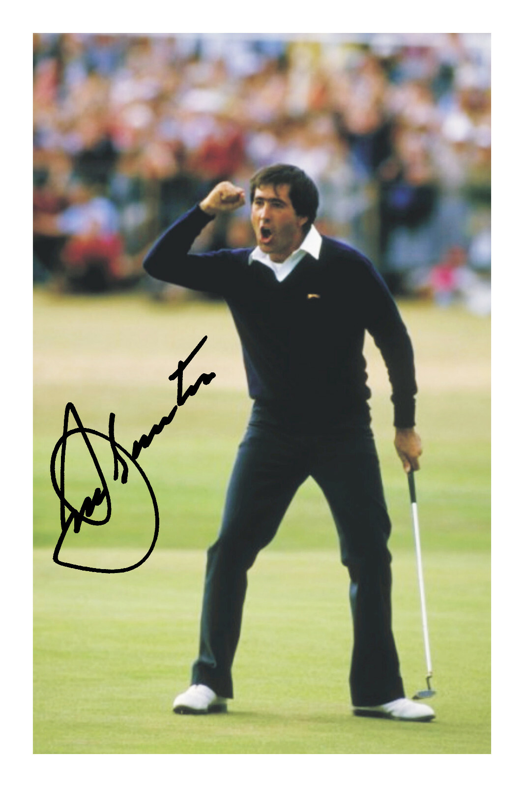 Seve Ballesteros Signed A4 Photo Autograph Print Golf | eBay