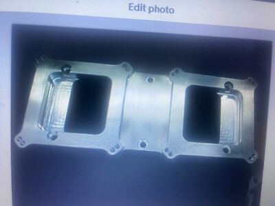 6v-71 6v71 BLOWER DUAL CARB ADAPTER FOR HOLLEY 4150 PLATE 6V92 | eBay