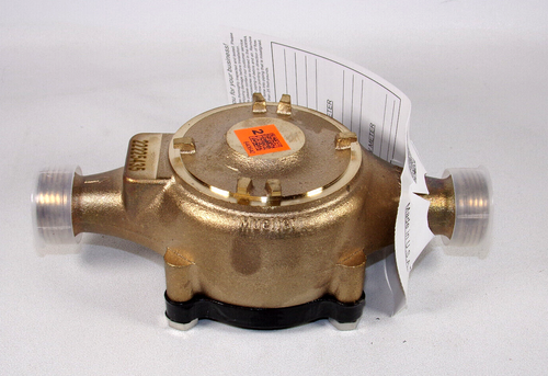 NEW Mueller Model 420 5/8" x 3/4" Bronze Water Meter, V0GB001 | eBay