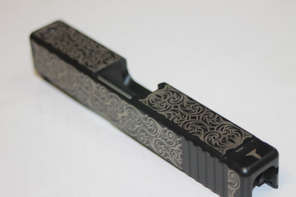 Custom Floral Laser engraved FOR Glock43 43x 48 CUSTOM SLIDE | eBay