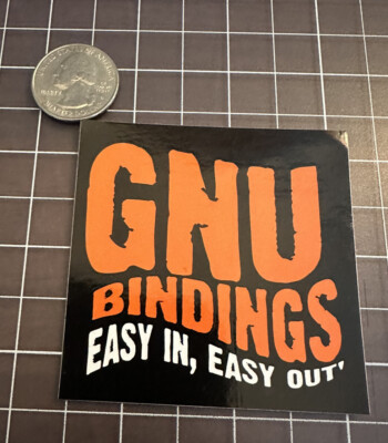 GNU Snowboards Sticker | eBay