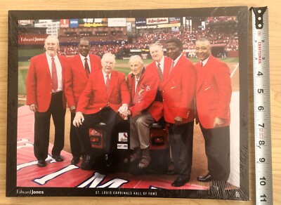 ST LOUIS CARDINALS Hall Fame HOF Canvas Print Musial Brock Gibson 2024 ...