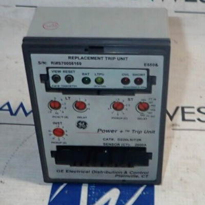 GE D220LSIT2R Power+ Replacement Trip Unit W/ TARGET01 Module No Rating ...