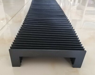 CNC linear rail protection bellows cover width175mm x height 54.05mmx ...
