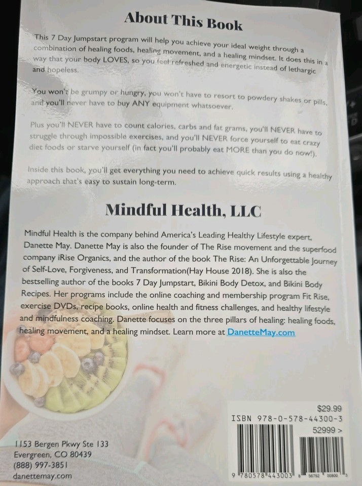 Danette May 7-Day Jumpstart Meal Plan, Workouts & Journal New, Unread ...