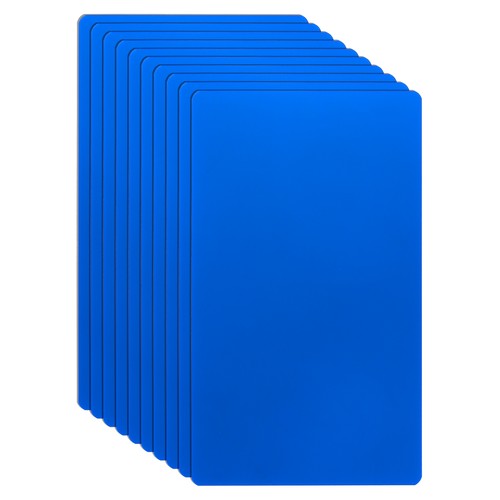 10pcs Metal Business Cards Blank 4.7x2.8x0.017 Inch Titanium Laser ...