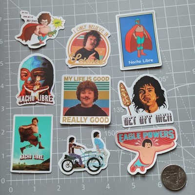 Nacho Libre ~ Jack Black Stickers ~ Wrestling ~ waterproof ~ My Life is ...