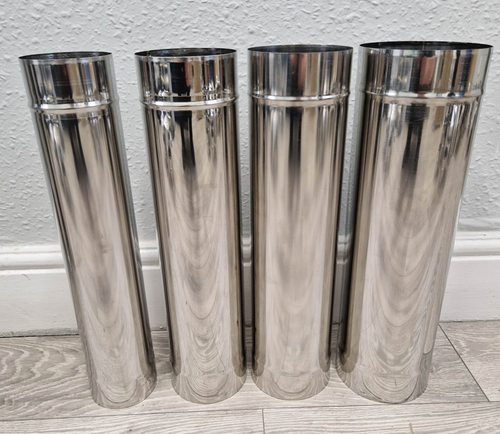 STAINLESS STEEL 4" 5" 6" CHIMNEY FLUE PIPE ELBOW RAIN TOP COVER LOG ...