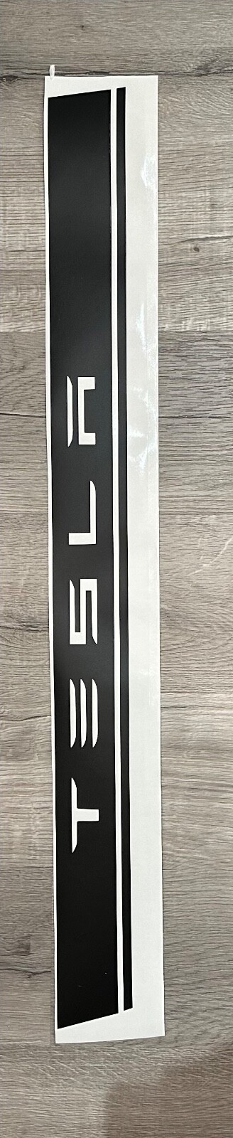 Tesla Model X 2016-2024 Custom " TESLA " Hood Stripe Decal Electric SUV ...