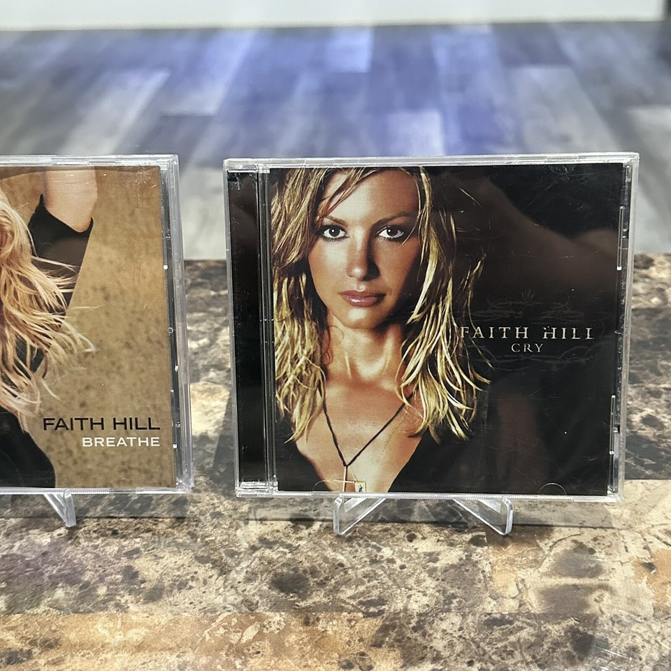 Faith Hill - 2x CD Lot : Breathe + Cry - Warner Bros Country Music | eBay