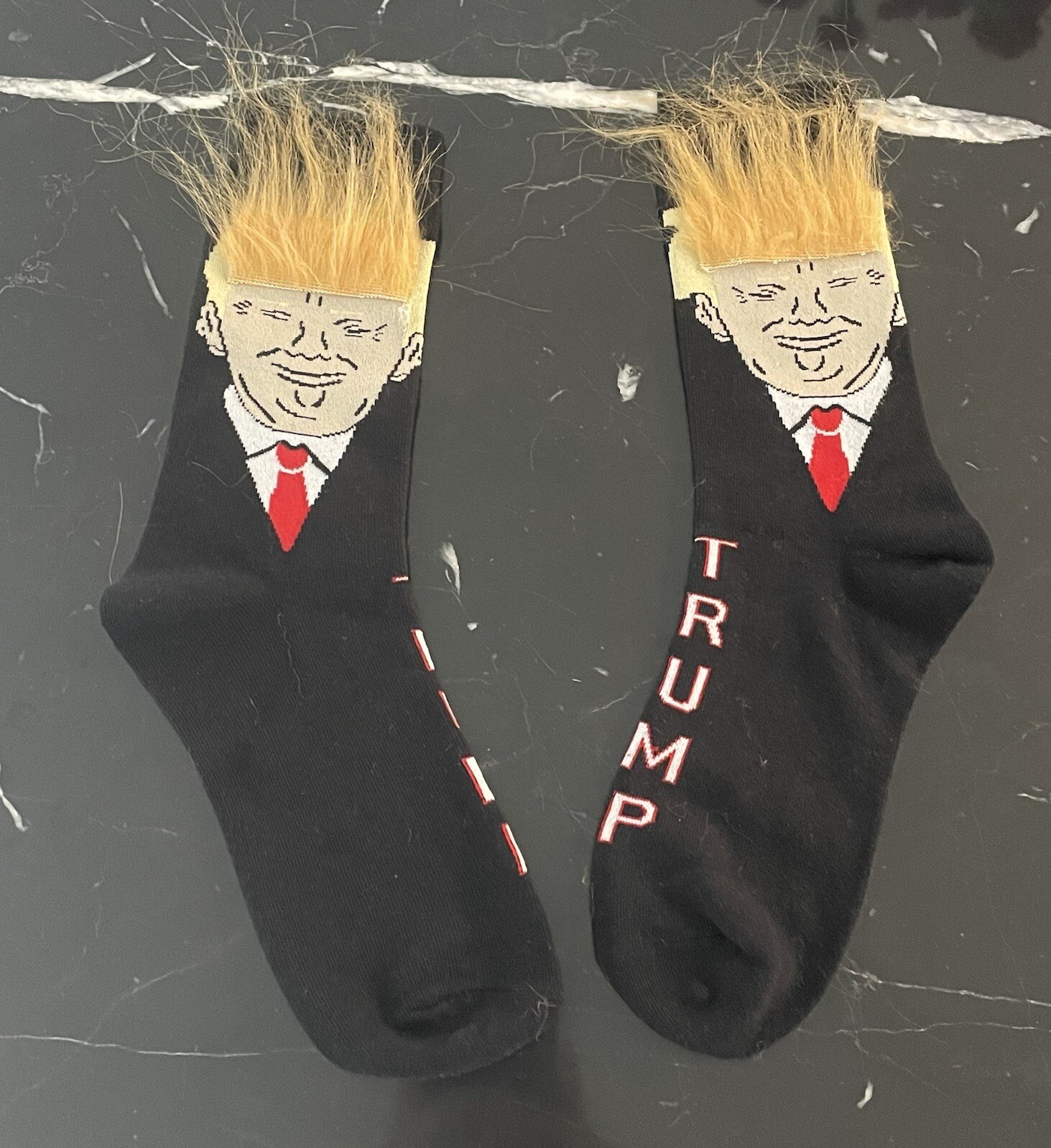 Donald Trump Orange Hair Funny Black Socks Unisex Crew Socks | eBay