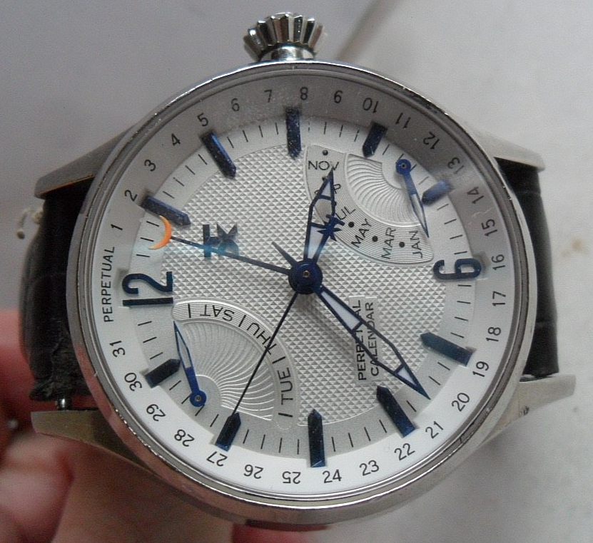 Used S/S 44.6 mm Calendar Dial Men's Timex TL Techno Luxury Watch Runs ...