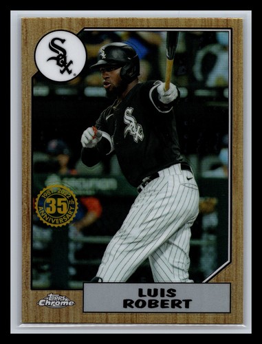 Luis Robert Chicago White Sox 2022 Topps Chrome #87BC-12 1987 Baseball ...