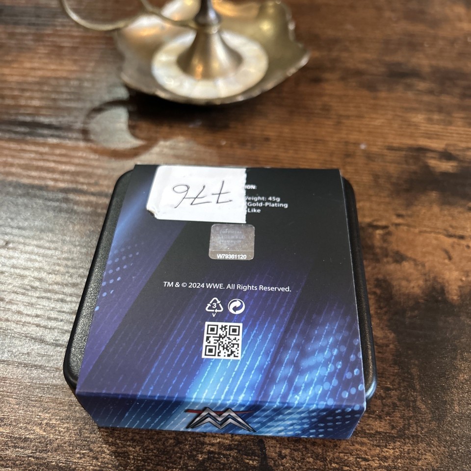 WWE Summer Slam Limited Edition 2024 24carat Gold Plated Coin New Boxed ...