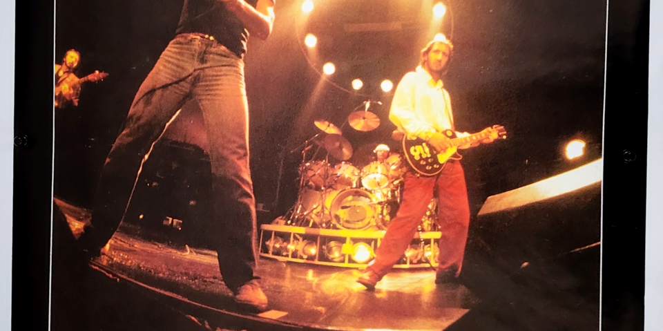 Original Vintage Poster The Who On Stage Photo Collage 1980 Music Pin ...