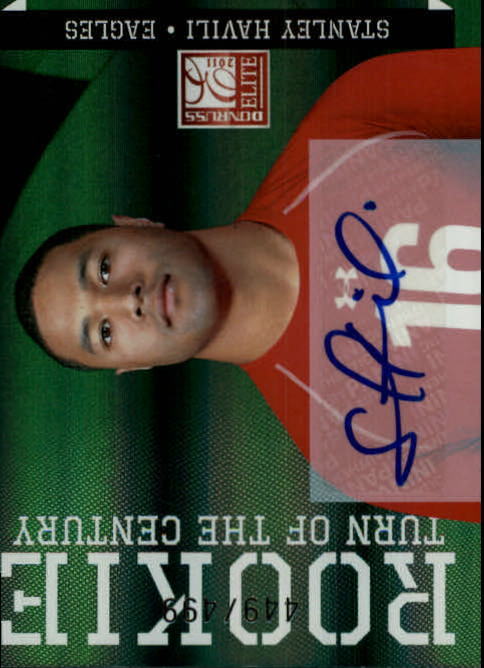 2011 Donruss Elite Turn of the Century Autographs #190 Stanley Havili ...