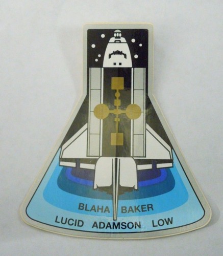 NASA STS-43 Sticker Decal - 9th Flight of the Space Shuttle Atlantis | eBay