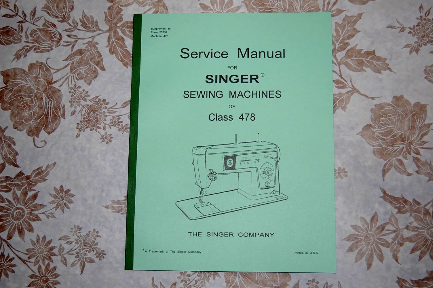 Service Manual on CD, Singer 478 (and Applicable to 457 466 477) Sewing ...
