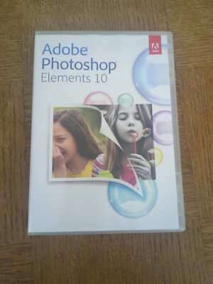 Adobe Photoshop Elements 10 (Like New Discs) (Mac & PC) w/ Serial ...