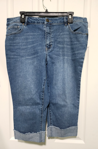 d. jeans Denim High Rise Capris - Women's size 16 | eBay