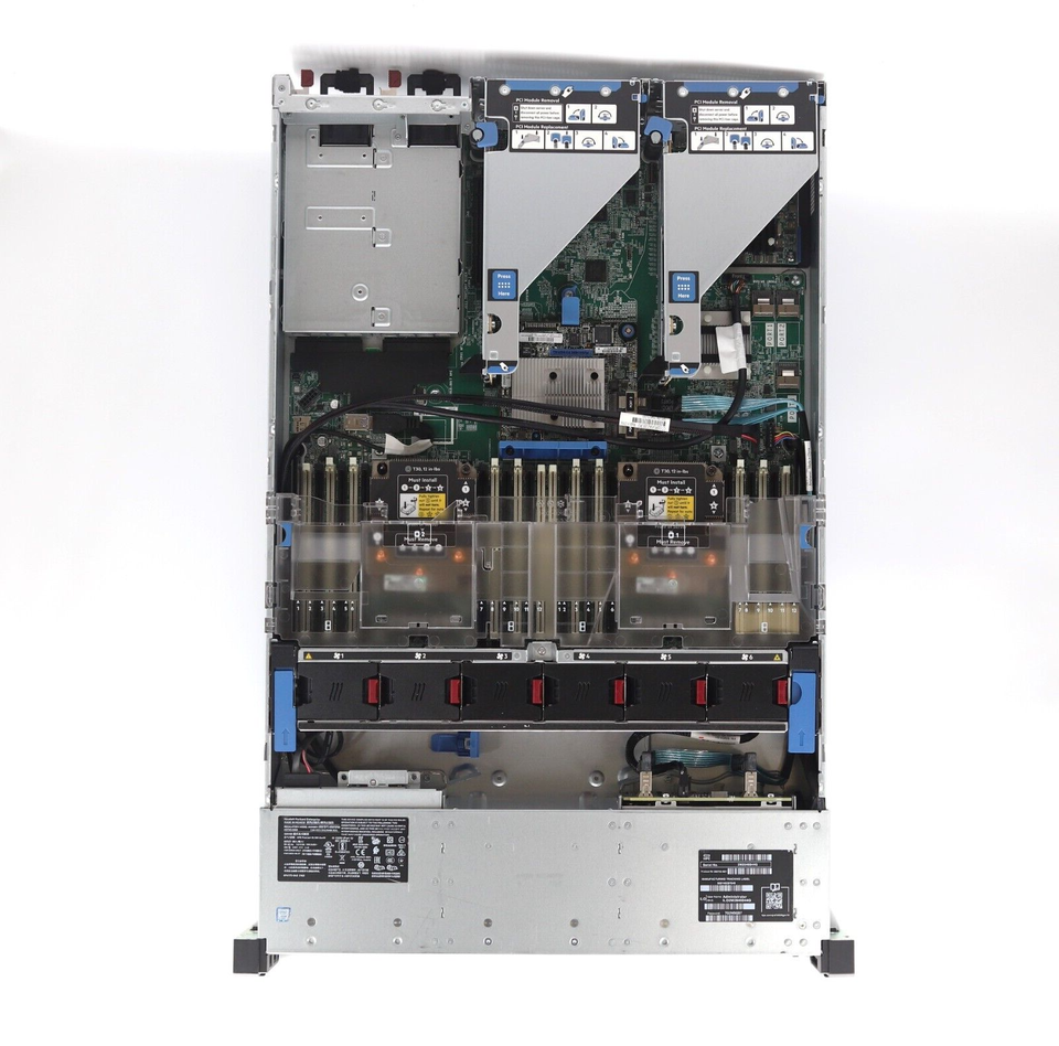HP ProLiant DL380 Gen10 8xSFF CTO Sever 2 xHeatSink E208i Smart Array ...