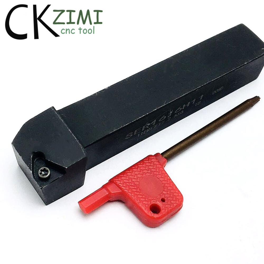 SER 1010H11 1212H11/16 1616H16 2020K16 2525M16 CNC External Thread Tool ...