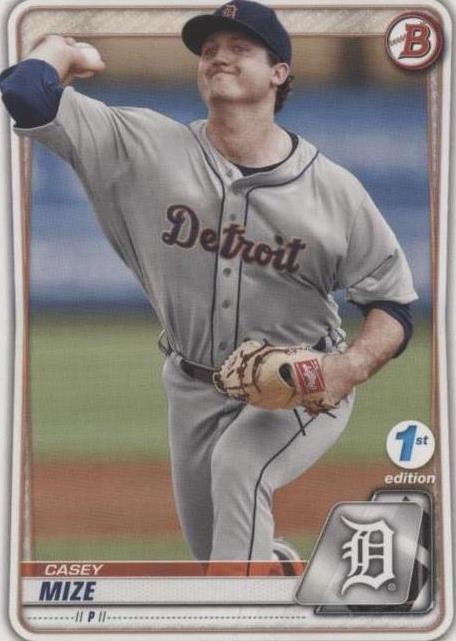 2020 Bowman 1st Edition - Casey Mize #BFE-142 (RC) for sale online | eBay