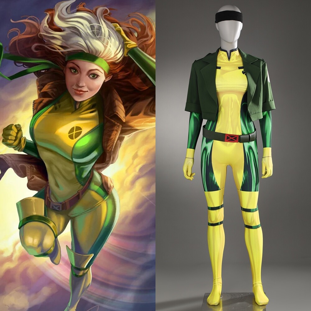 Rogue X Men Cosplay Rogue's New All Black Costume Transforms Her From