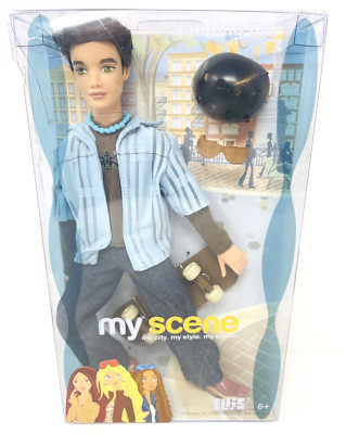 2003 Barbie My Scene Ellis Boy Doll New In Damaged Box Rooted Hair | eBay