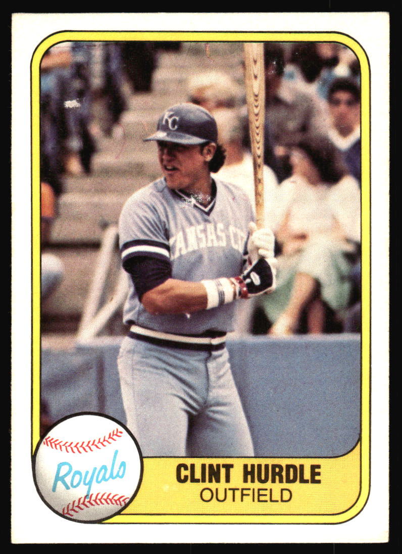 1981 Fleer Clint Hurdle #45 Kansas City Royals L2 | eBay