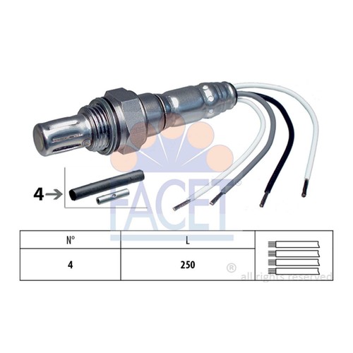 FACET Lambda Sensor Probe 10.7007 FOR C-Class E-Class Palio Maverick ...