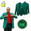 Men Master Golf Tournament Green Blazer Coat Jacket Genuine Tiger ...