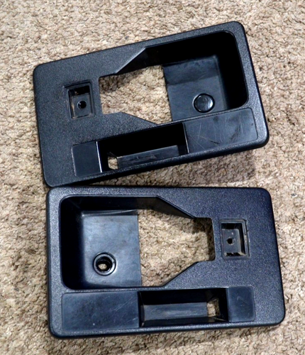 PONTIAC FIERO INTERIOR LOCK DOOR HANDLE BEZEL TRIM SURROUND OEM PAIR | eBay