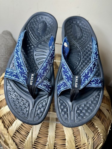 Kalso Earth Shoes Vegan Blue Cabo San Lucas Sandals Womens size 7 Rare ...